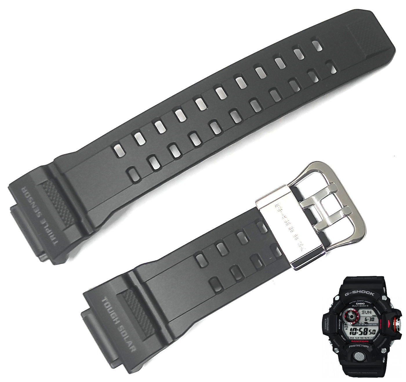 Pasek do zegarka Casio G-Shock GW-9400 czarny 10455201 - ZegaryZegarki.pl