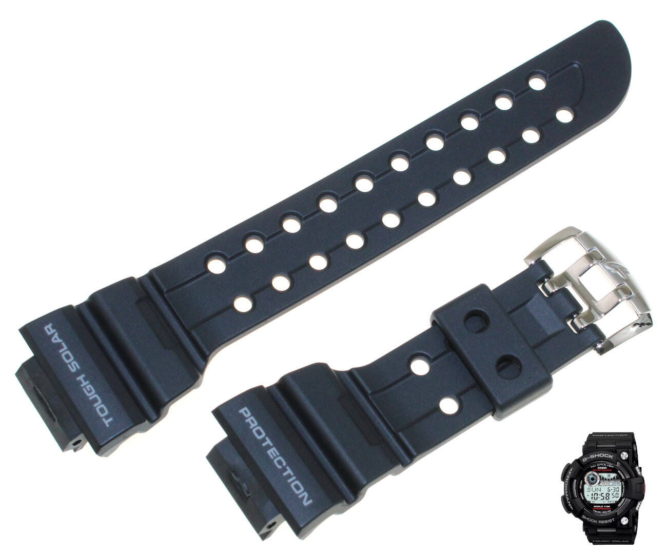 Pasek do zegarka Casio G-Shock GWF-1000 czarny 10627156 - ZegaryZegarki.pl