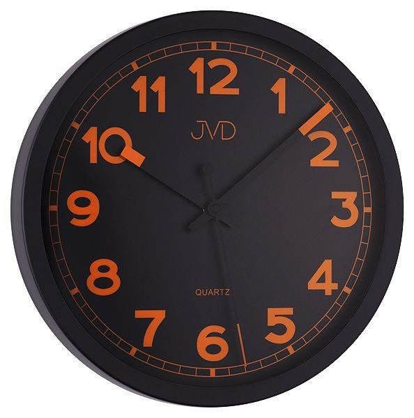 Zegar ścienny JVD HA12.3 30,5 cm Metalowy, cichy mechanizm ...
